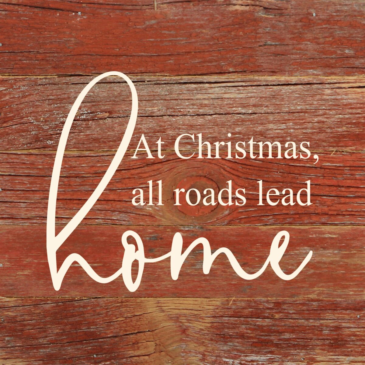 Reclaimed Wood Sign – PolarX Ornaments