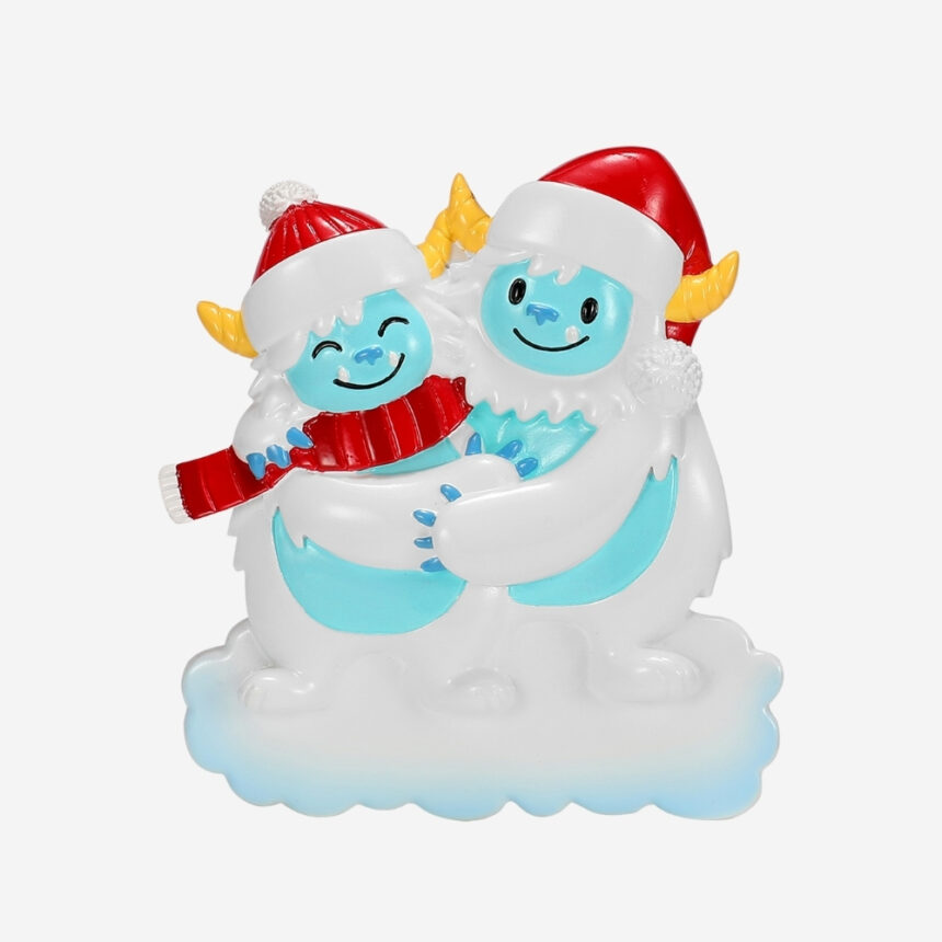 OR2675-2 - Yeti Family of 2 - PolarX Ornaments